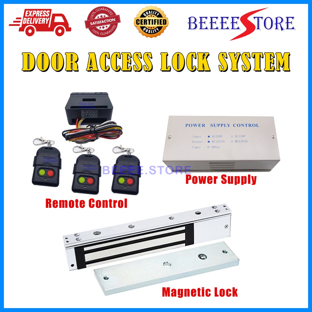 280KG DIY Door Access Control System EM Lock Full Set | Shopee Singapore