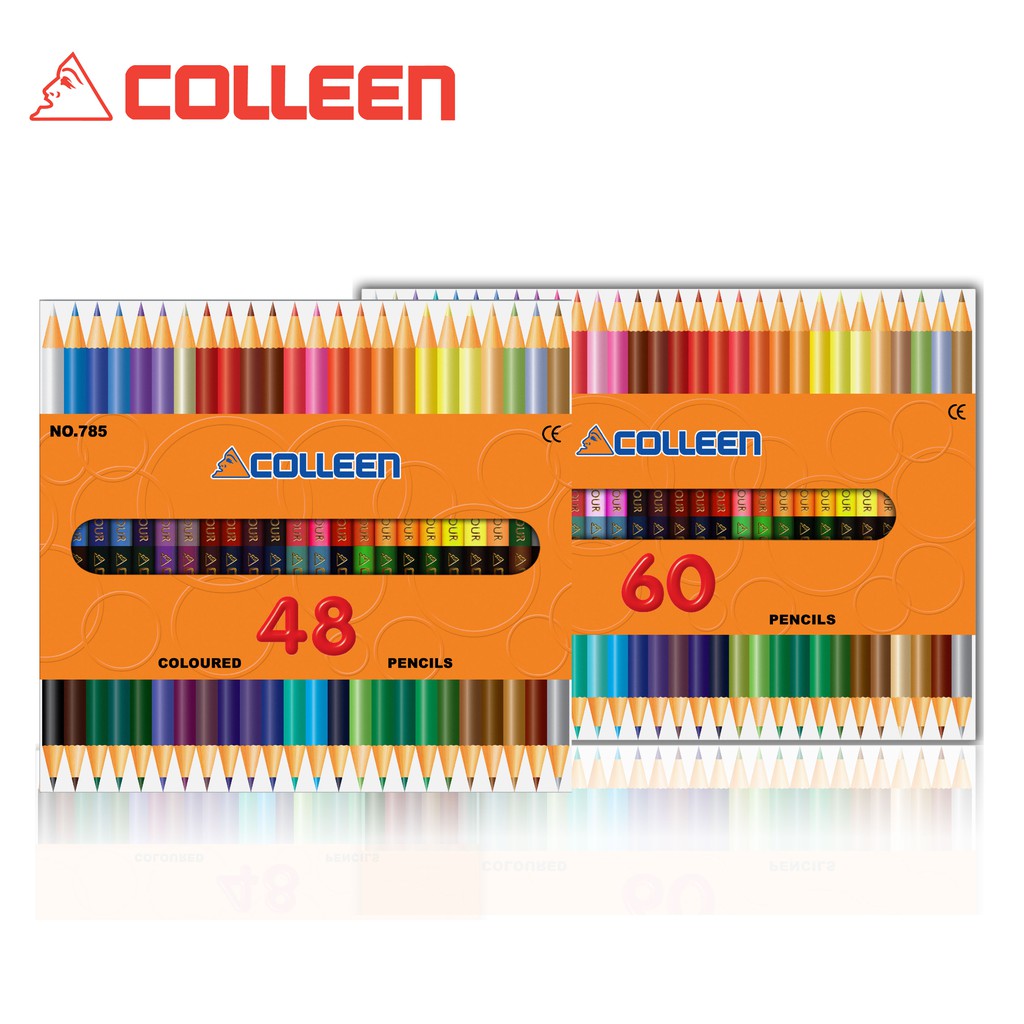 【COLLEEN】 785 Color Pencil Double End Tip ROUND | Shopee Singapore