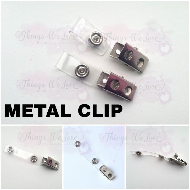 [SG SELLER] [FREE SHIPPING] Metal Clip For Card Holder ID ...