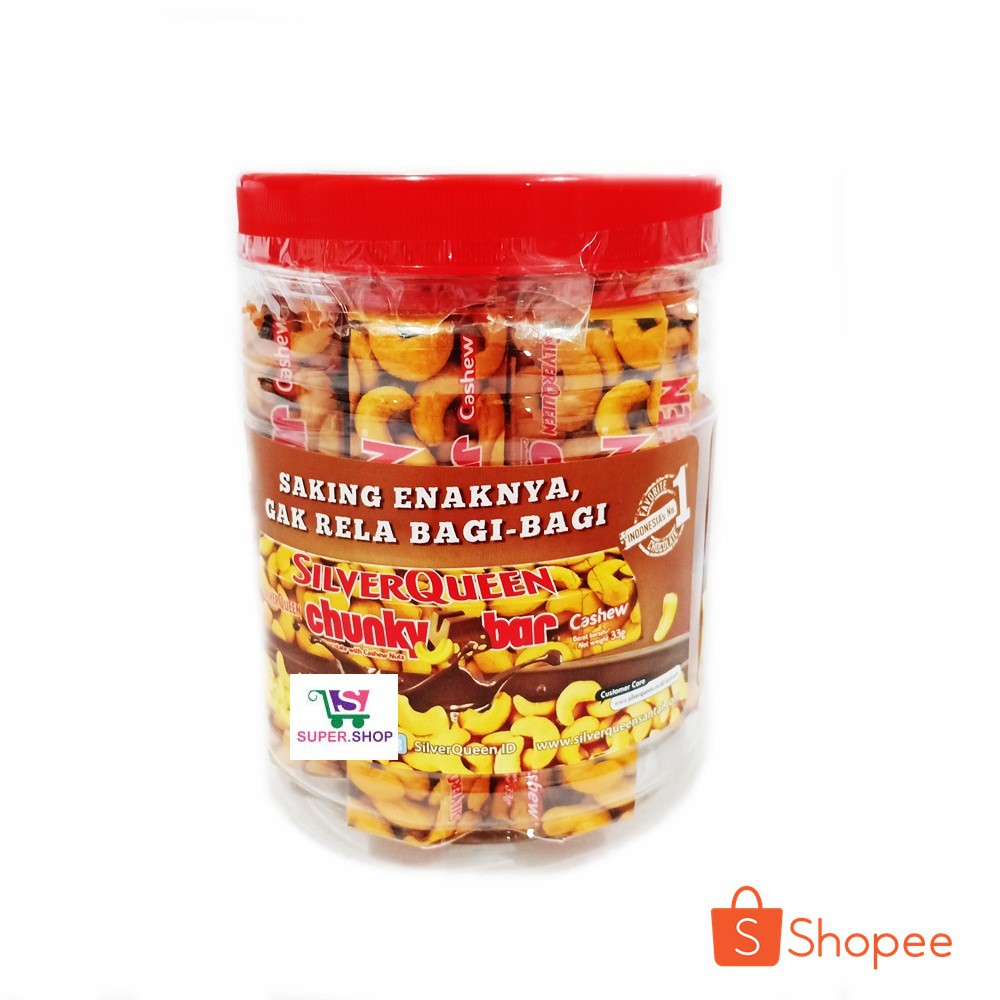 Silver Queen Chunky Bar JAR JAR/ (12 pcs) Chocolate Chocolate/ | Shopee ...