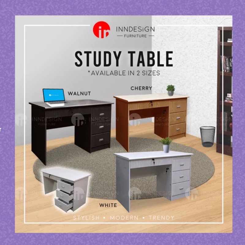 homefurniture outlet STUDY TABLE WITH 3 COLOR AND 2 SIZES AVAILABLE ...