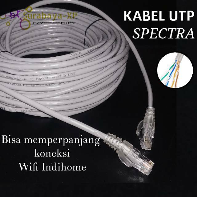 Utp LAN Cable 50 Meters 50Meter 50 M 50M CAT 5e CAT5E SPC RJ45 AMP UTP ...