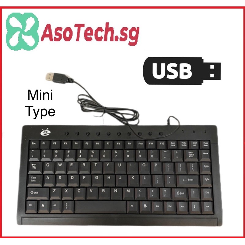 Multimedia USB Interface Mini Keyboard 98key (660M) | Shopee Singapore