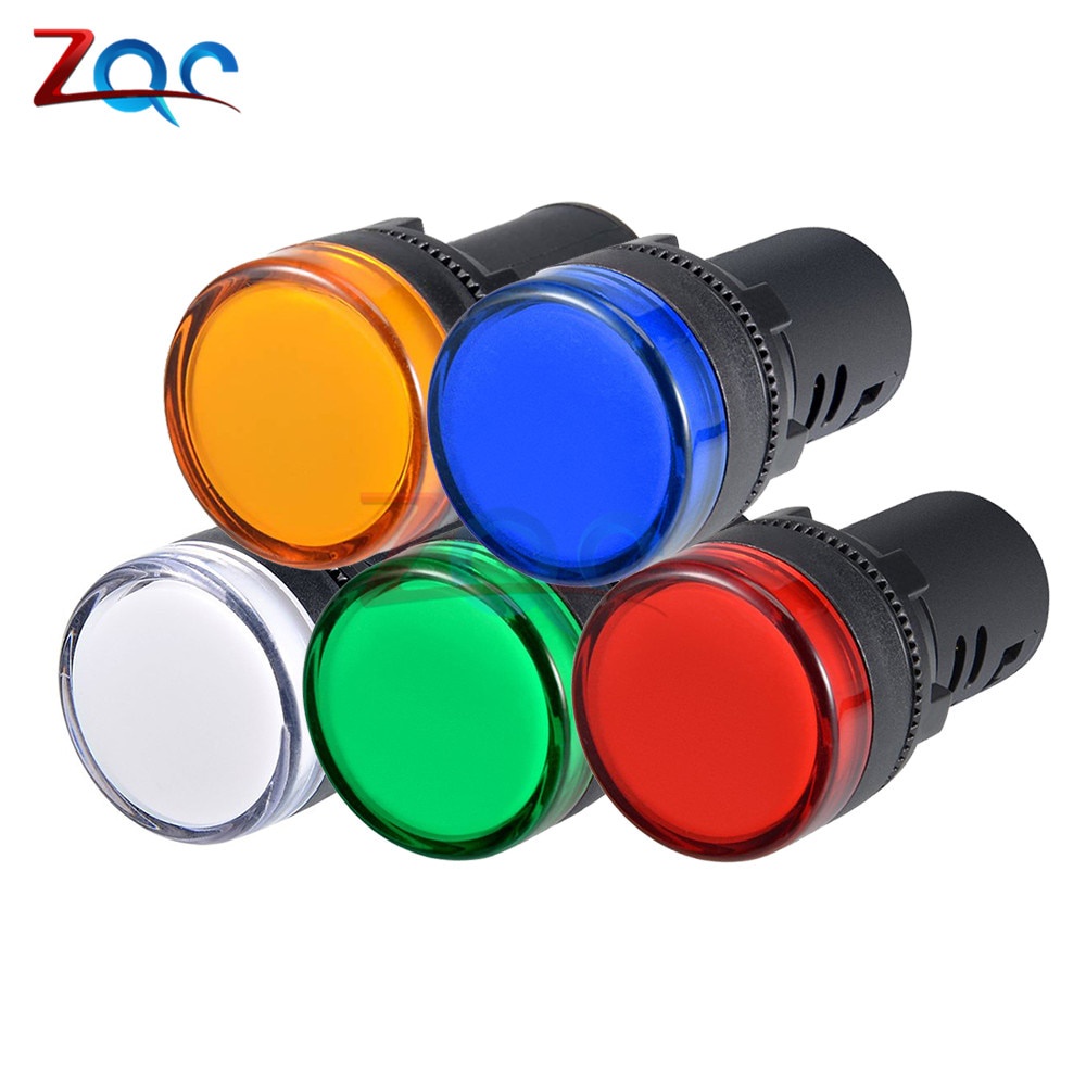 AD16-22DS Panel Mount Flash LED Alarm Indicator Light Pilot Signal Lamp ...