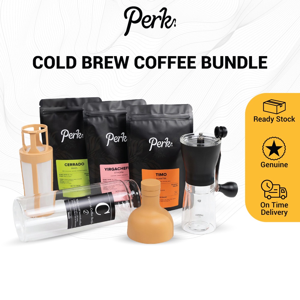 Cold Brew Coffee Bundle Coffee Beans Coffee Grinder Coffee Bottle Cold ...