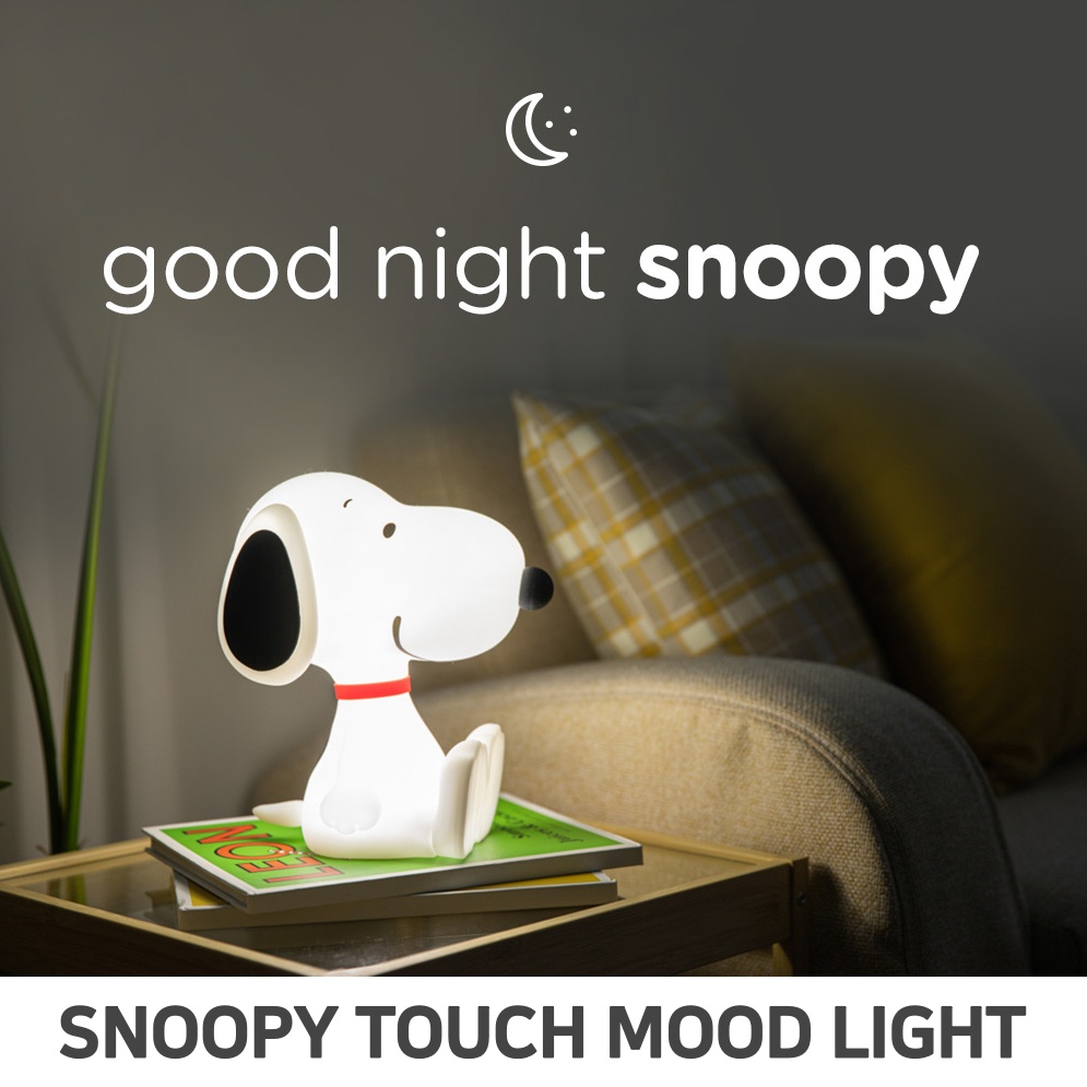 SNOOPY Peanuts Touch Mood Light Silicone Lamp / Portable Silicon ...