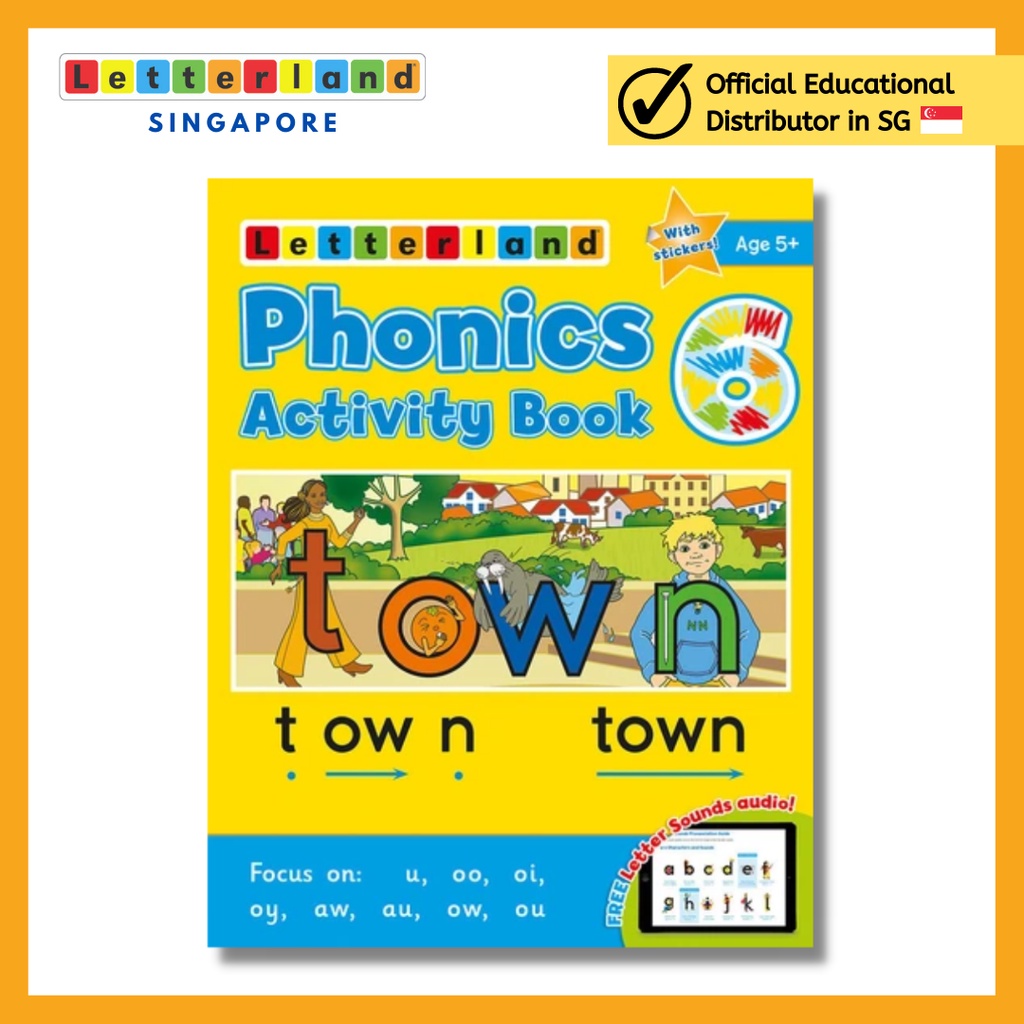 Letterland Phonics Activity Book 6 | Shopee Singapore