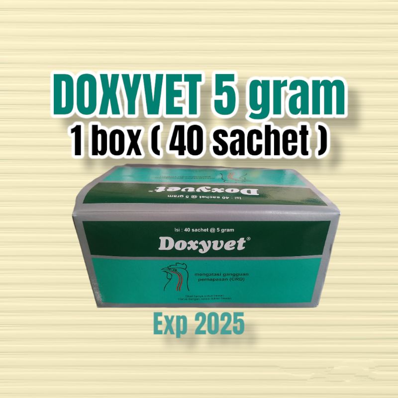 Doxyvet 5 grams doxivet 5 grams 1 box (40 sachets) | Shopee Singapore