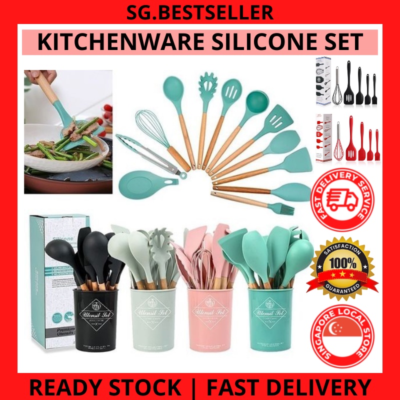 SALES READY STOCK Silicone Kitchenware Kitchen Utensils Kitchenware ...