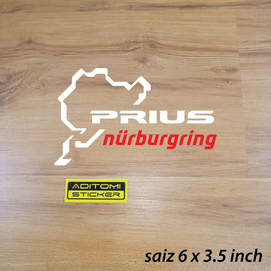 Toyota 10 Prius Nurburgring Circuit diecut sticker | Shopee Singapore