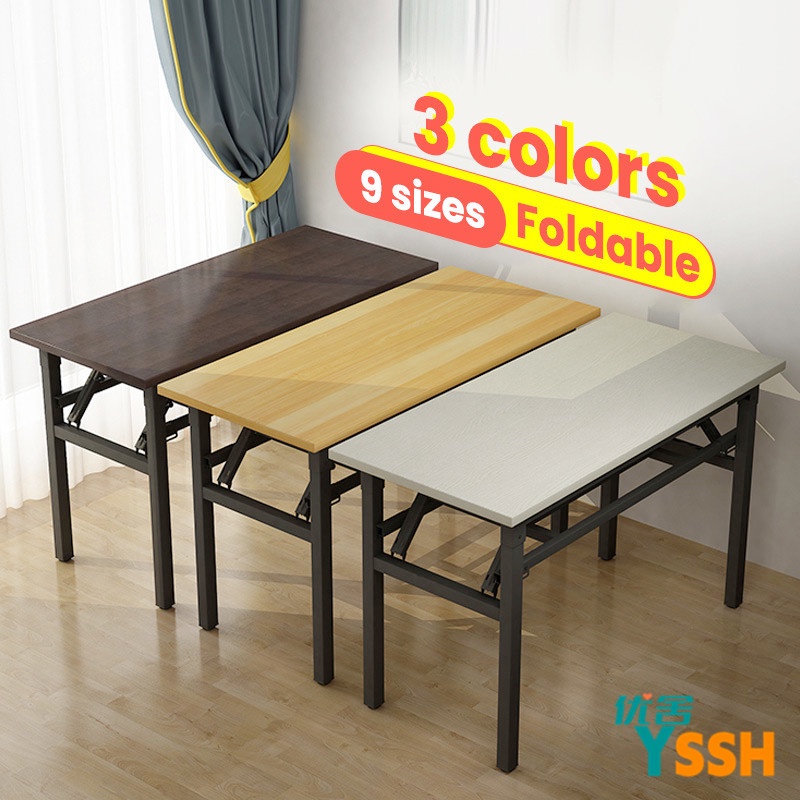 YSSH Study Table Folding Table Foldable Table Desk Portable Foldable ...