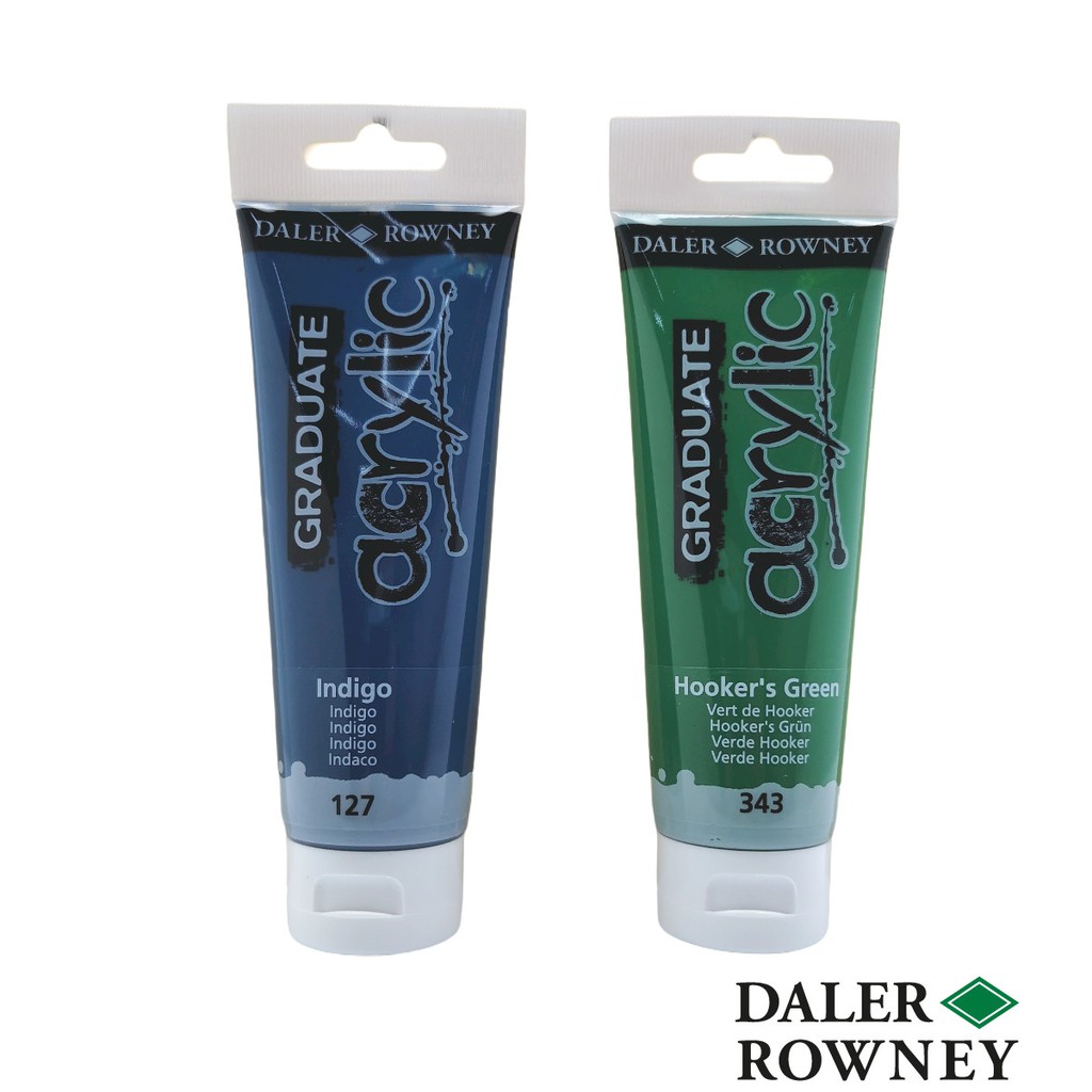Daler Rowney Graduate Acrylic Colour 120ml Part 1/3 | Shopee Singapore