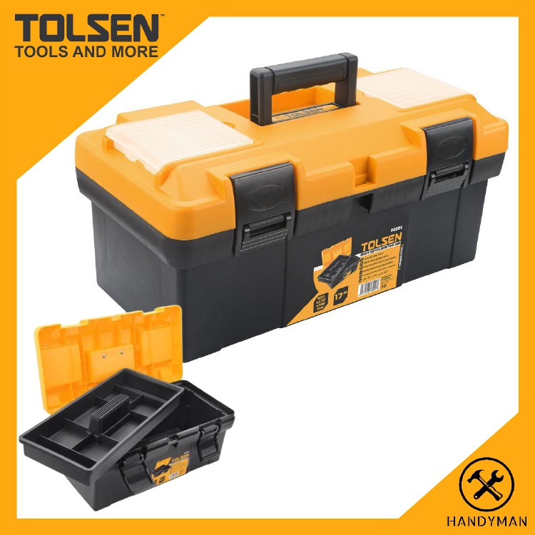Tolsen Industrial Plastic Tool Box 80201 | Shopee Singapore