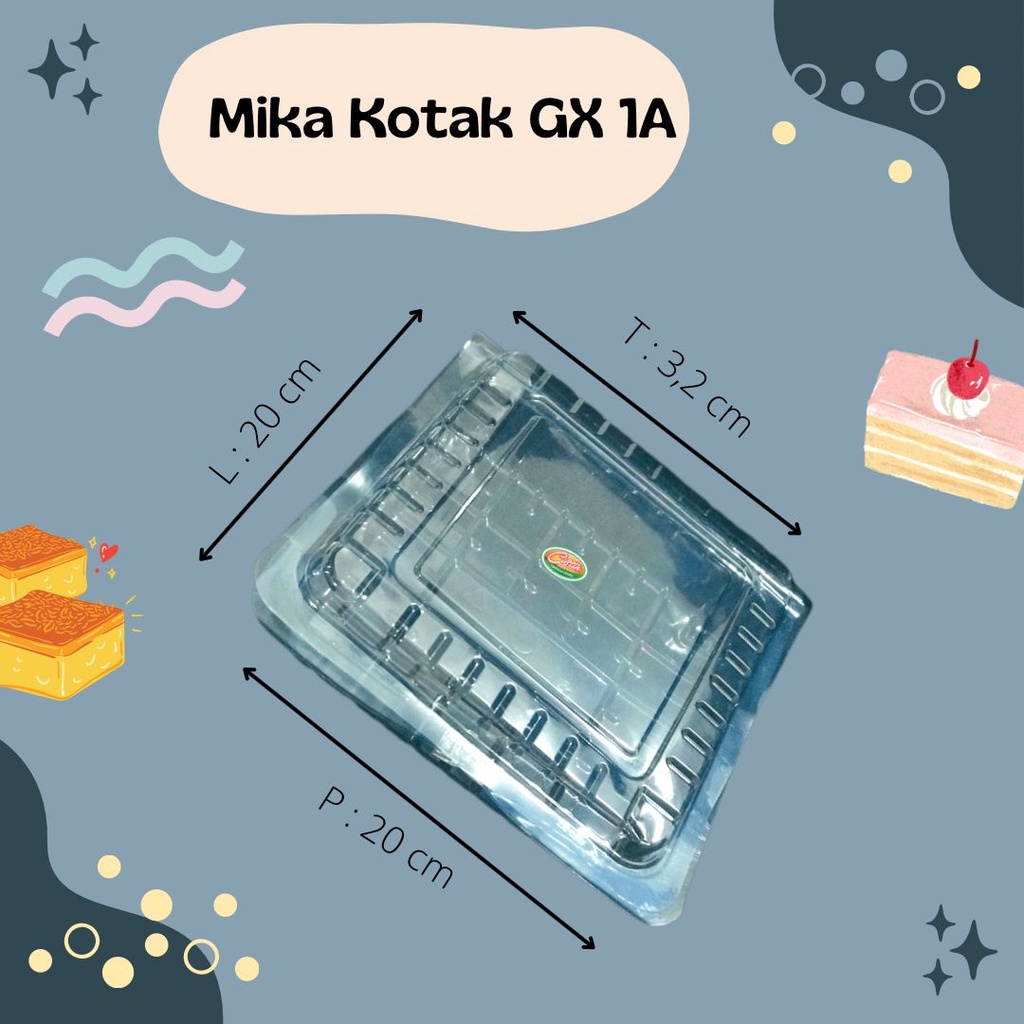 GX SQUARE MICA 1A CONTENTS 12 PCS (CAKE MICA) | Shopee Singapore