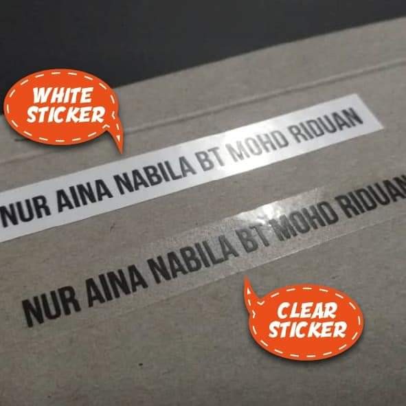 150+Pcs STICKER Name Of Water KALIS | Kids SCHOOL NAME LABEL | Name ...