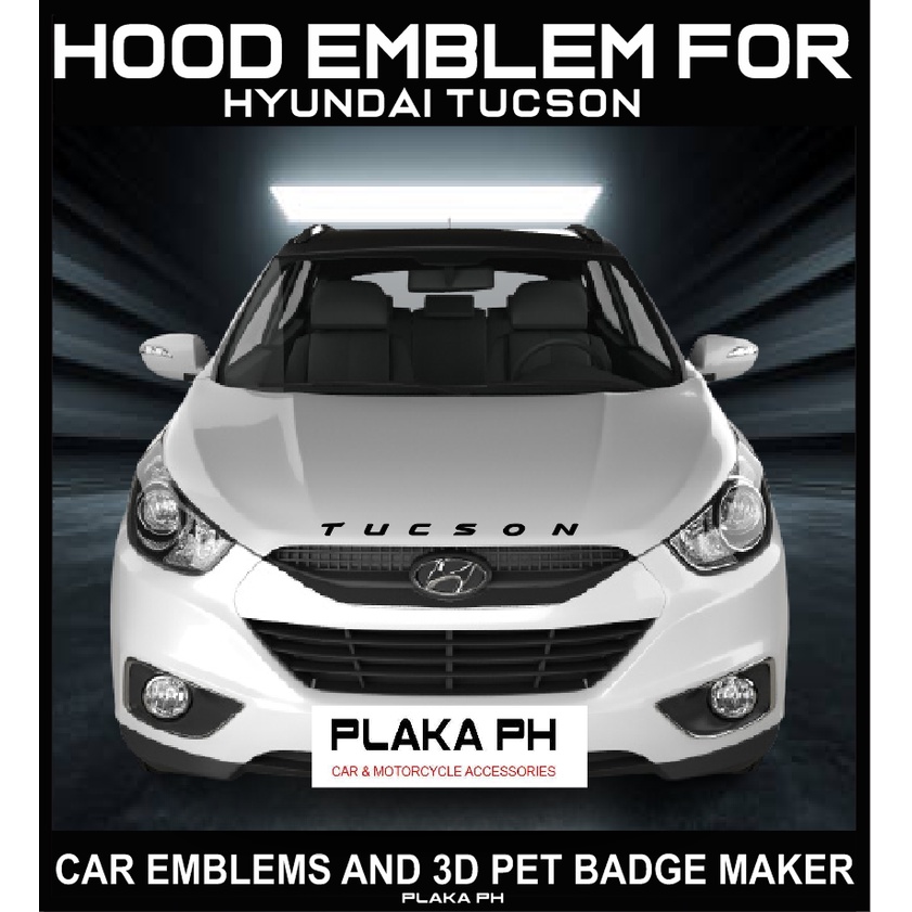 Hood emblem for Hyundai Tucson (Can Apply on Any Model) | Shopee Singapore