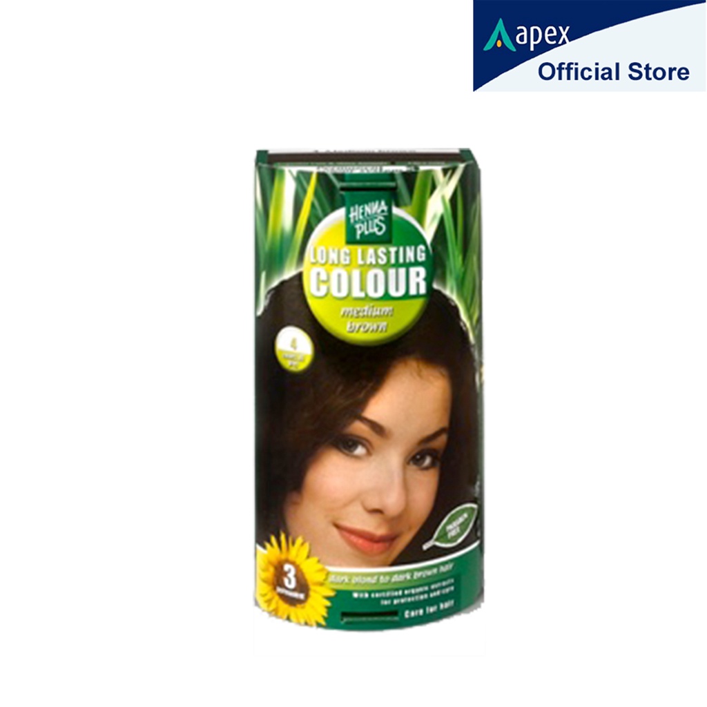 Henna Plus Long Lasting Colour with Organic Extracts. PPD & Paraben ...