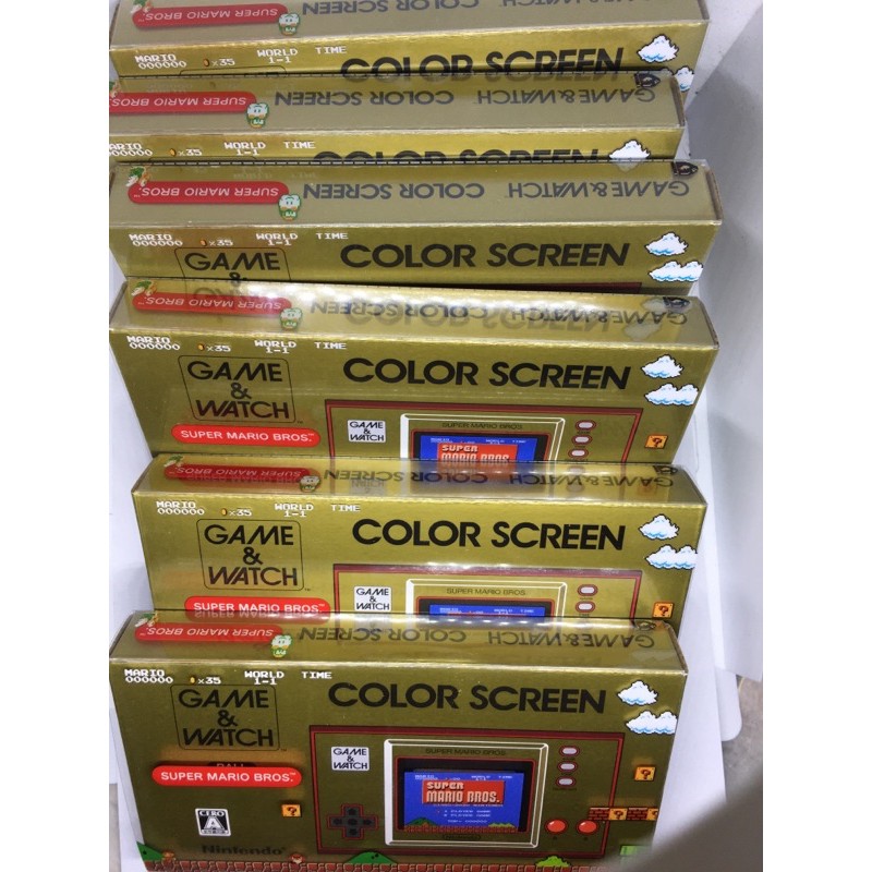 NINTENDO GAME & WATCH SUPER MARIO BROS (LIMITED EDITION JAPAN) | Shopee ...