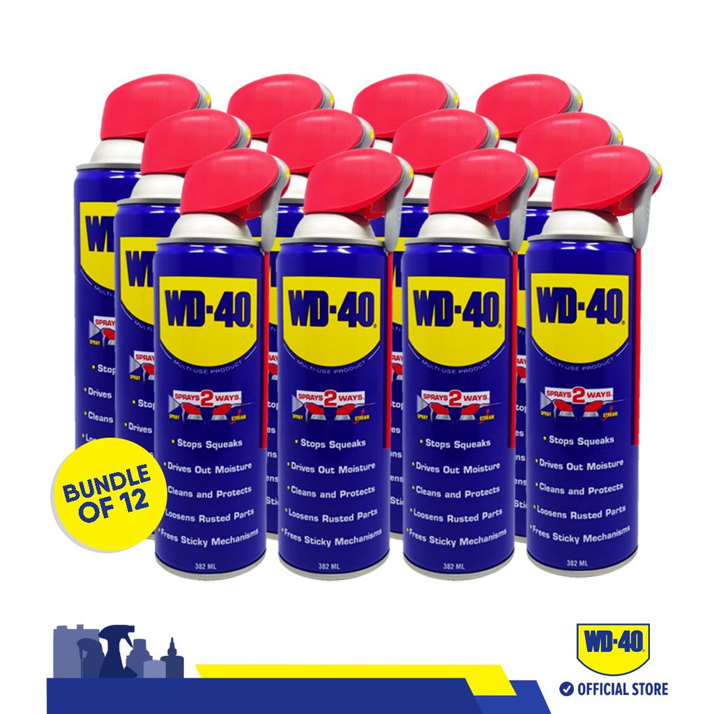 (Bundle of 12 cans) WD-40® Multi-Use Product Smart Straw 382ml ...