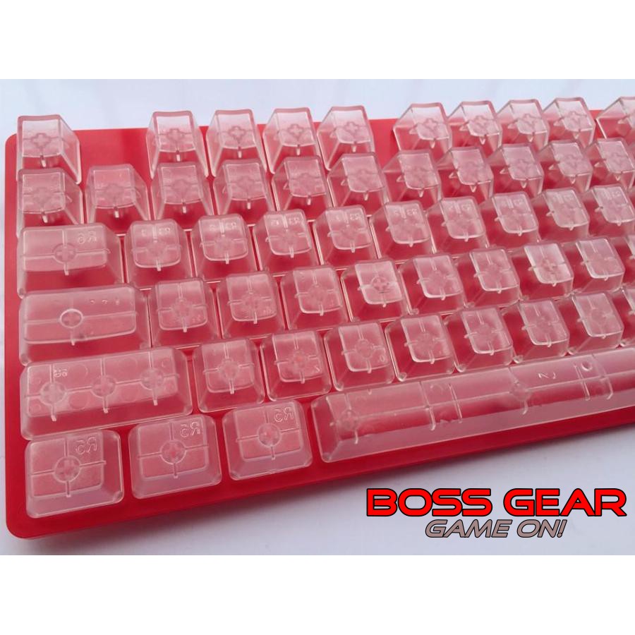 Led Transparent Keycap Set For Full 104 ABS Plastic Mechanical Keyboard ...