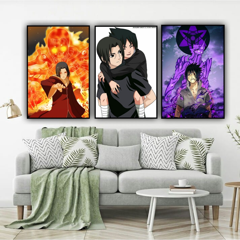 Wall Decoration SASUKE poster Room ITACHI UCHIHA BORUTO Decoration ...