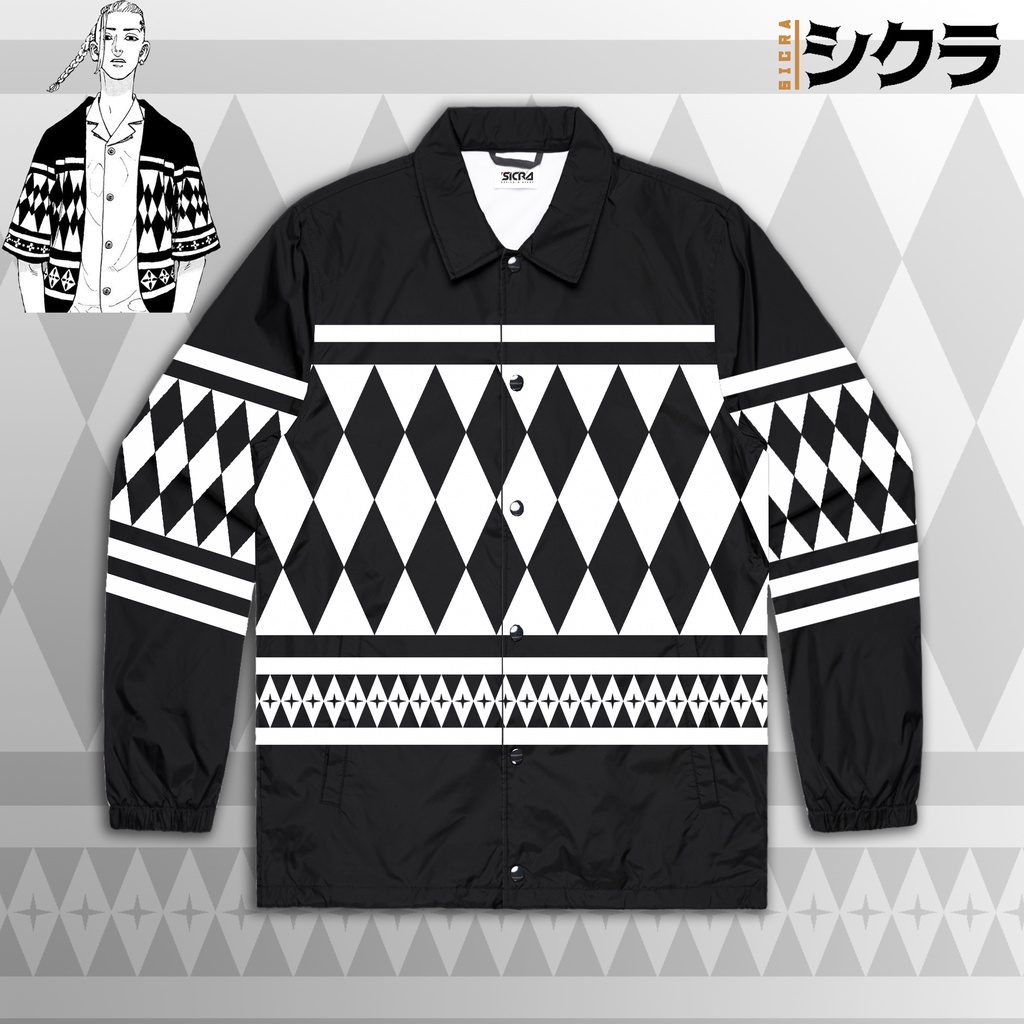 Draken Tokyo Revenger Tokyo Manji coach jacket | Coach Jacket Ken ...