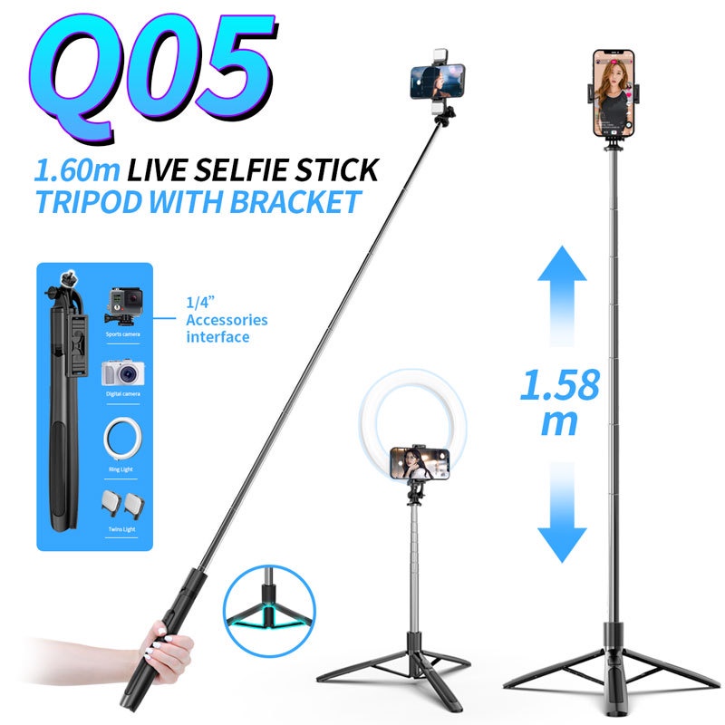 SZGIUOWEI Selfie Stick Tripod 3 in1 Multifunction Mobile Phone ...