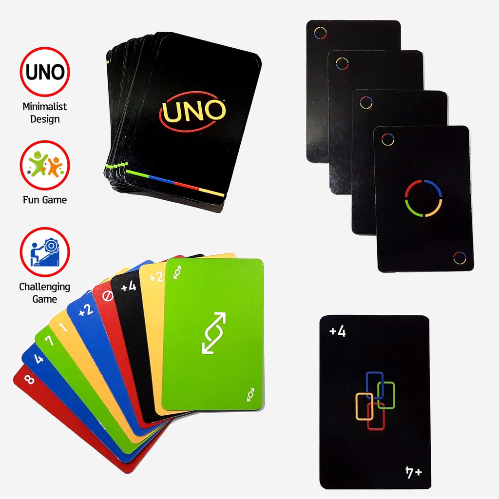 Uno Simple | Uno Minimalista | Uno Black - Spacecraft | Shopee Singapore
