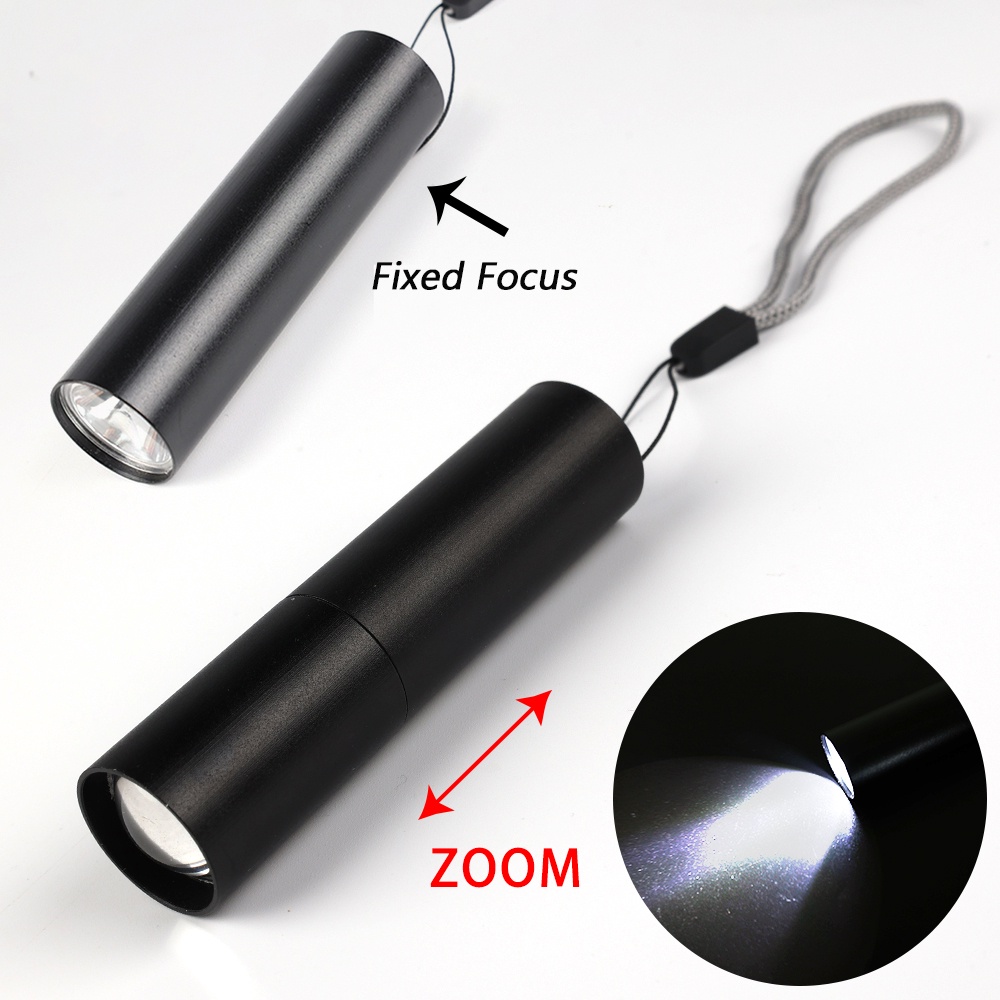 USB Rechargeable Mini Led Flashlight / Super Bright Pocket Torch ...