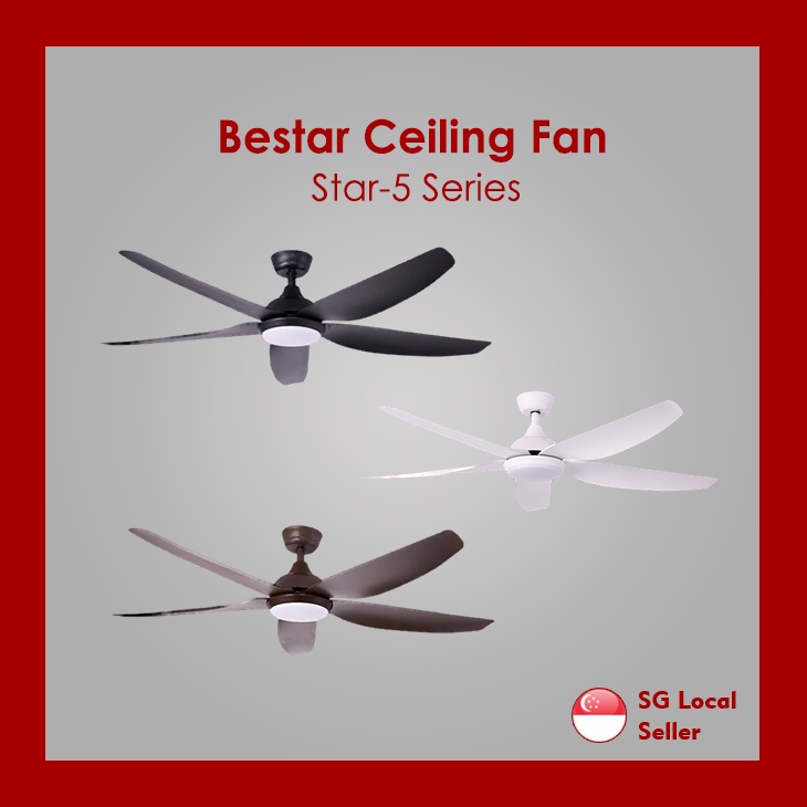 BESTAR STAR 5 ceiling fan 38inch/48inch/58inch DC Motor Ceiling Fan ...