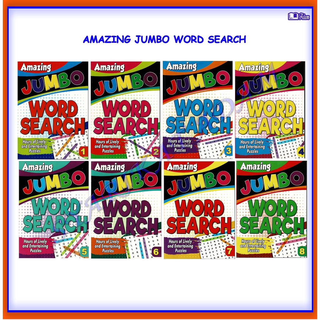 [ADM] AMAZING JUMBO WORD SEARCH | Shopee Singapore