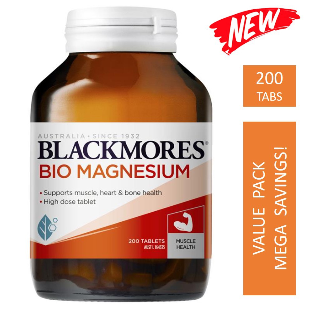 Blackmores Bio Magnesium 200 Tablets | Shopee Singapore