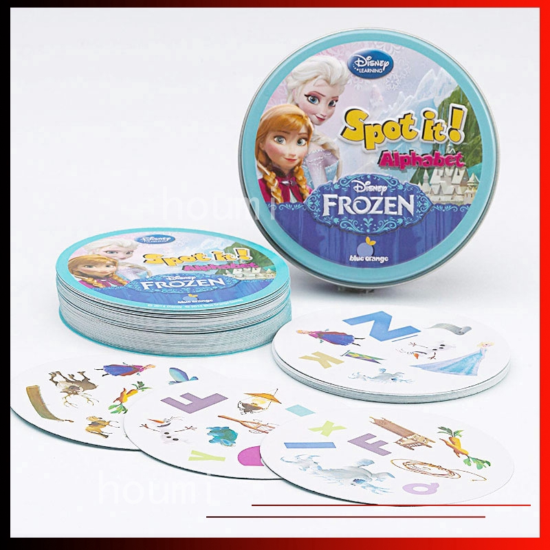 Card Game Truly Amazing “Spot It-Alphabet FROZEN” Parent&Kids Board ...