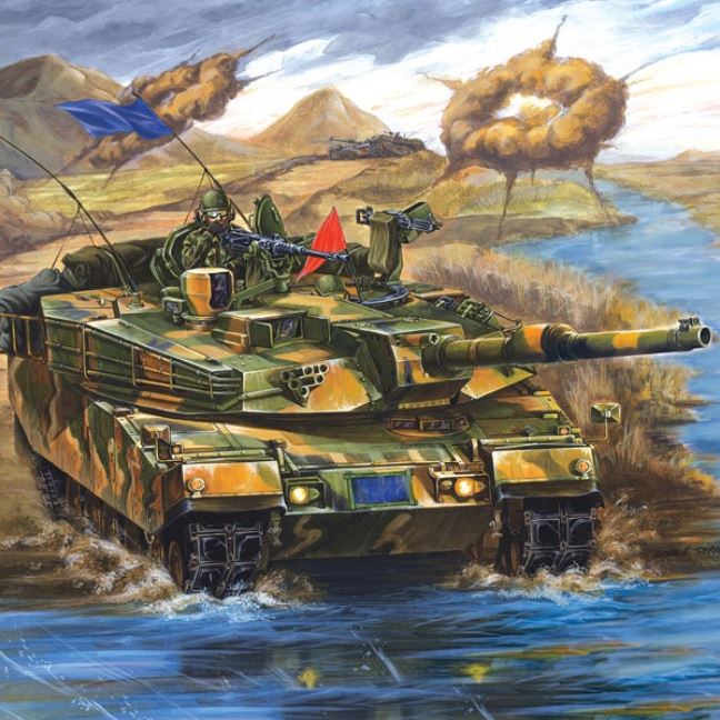 [ Korea Defense ] 1/35 K1A1 Tank / Korea Plastic Model / Academy ...
