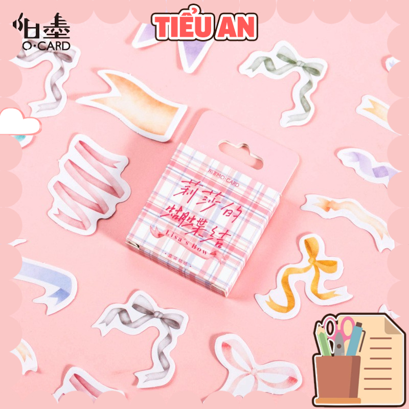 Sticker Set/Cute Bow Pattern Stickers (45 Pictures) | Shopee Singapore