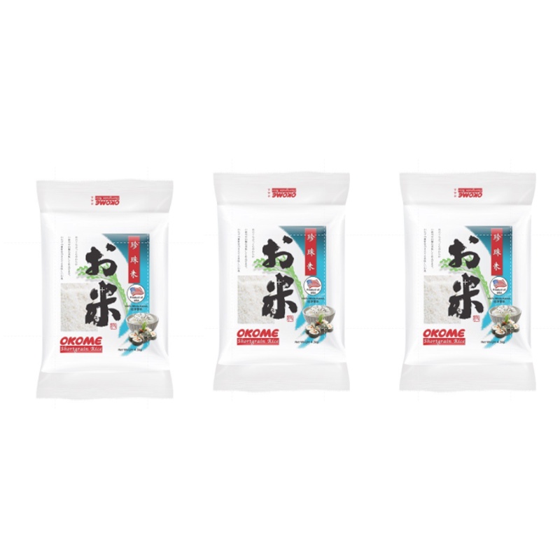 [Bundle of 3] Okome Short Grain Rice, 4.5KG | Shopee Singapore