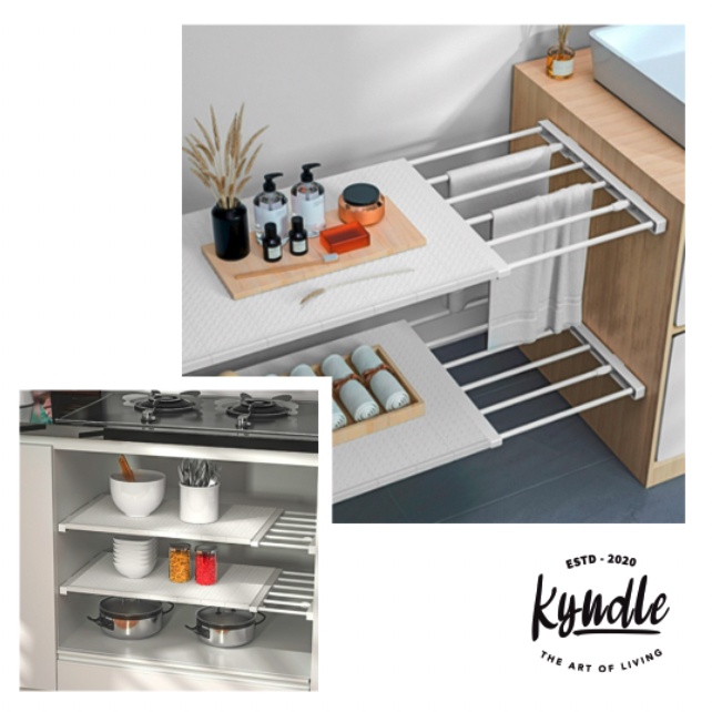 Extendable Wardrobe Shelf Portable Organizer Rack | Shopee Singapore
