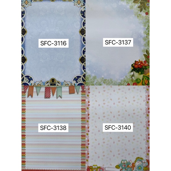 A4 Fancy Card / Kertas Folio / Project Paper (5 sheets/10 sheets ...