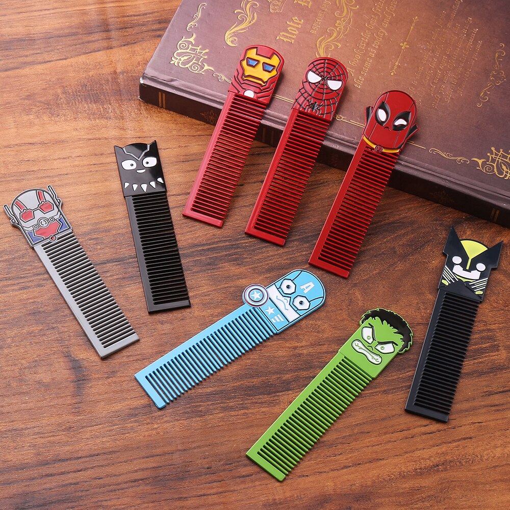 New Super Hero Cartoon Character Comb Marvel Makeup Comb Travel ...