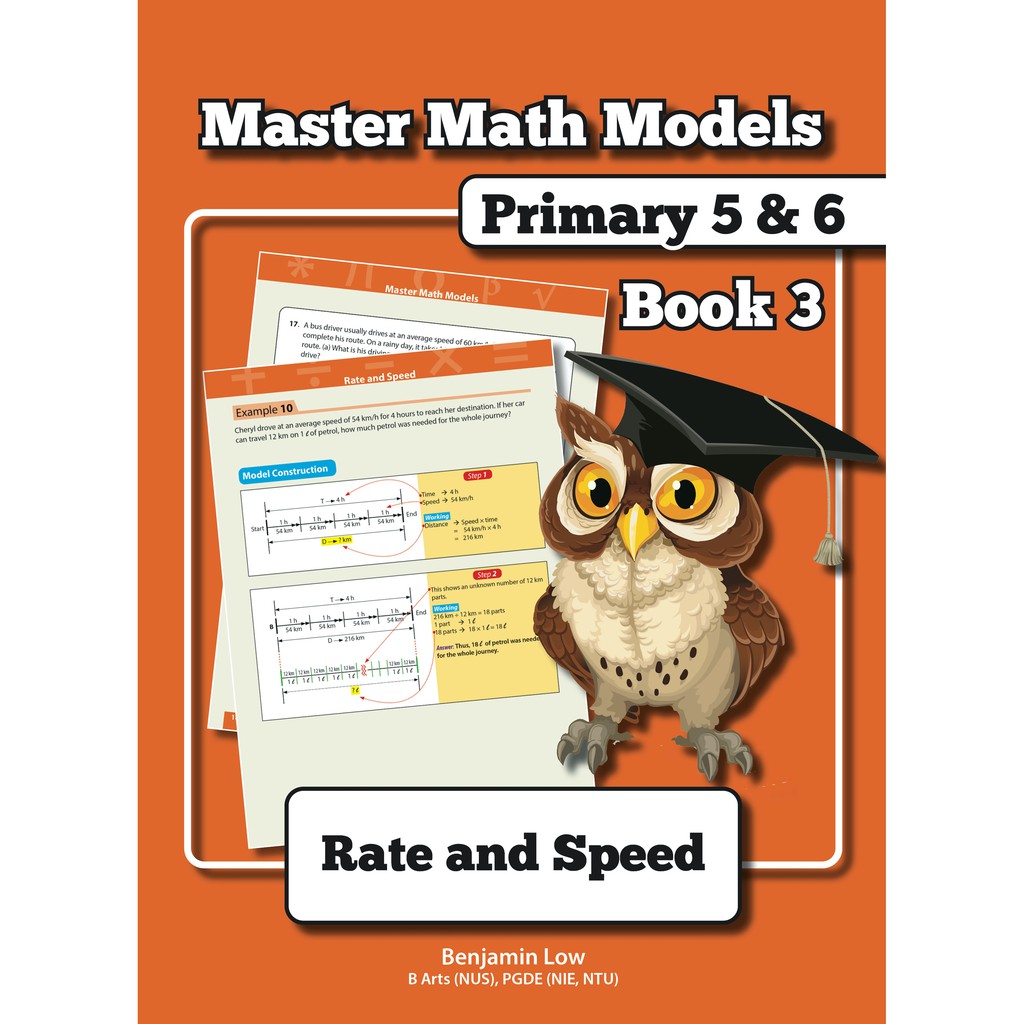 Master Math Models Primary 5 & 6 Book 3 – Rate and Speed | Shopee Singapore