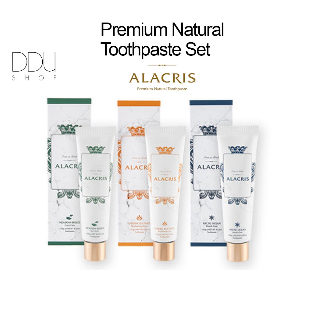 ALACRIS / Premium Toothpaste Breath Care / Arctic Ocean, Garden Tea ...