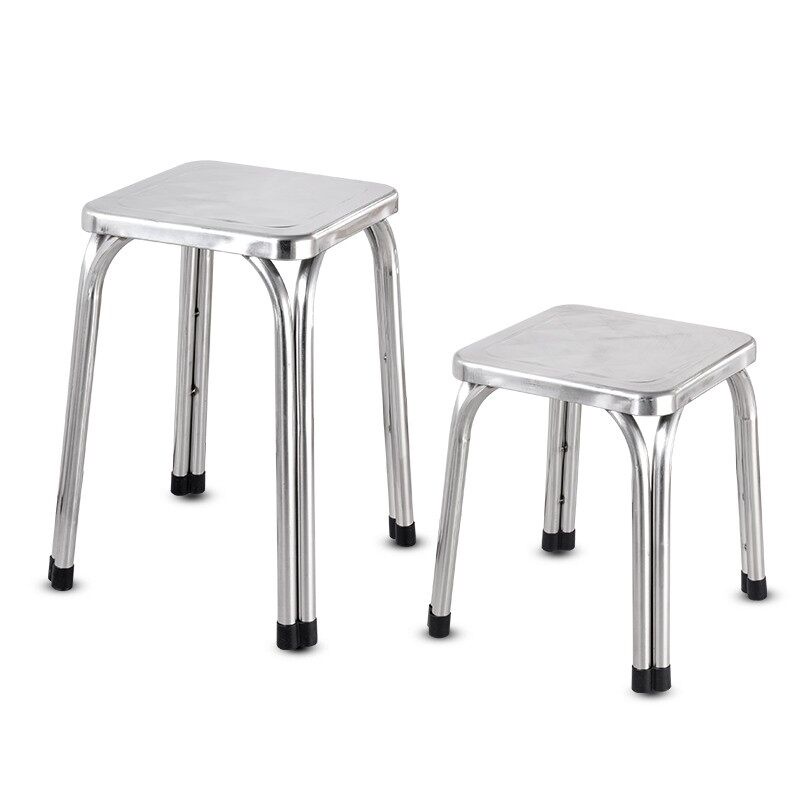 Square Solid Stainless Steel Chair | Shopee Singapore