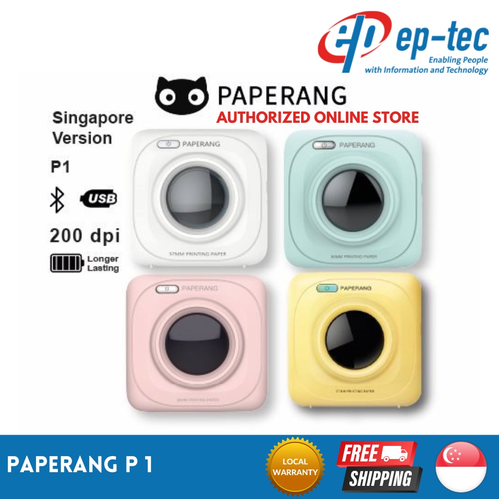 Paperang P1 - AI Pocket Thermal Printer Present Gift Print Labels ...