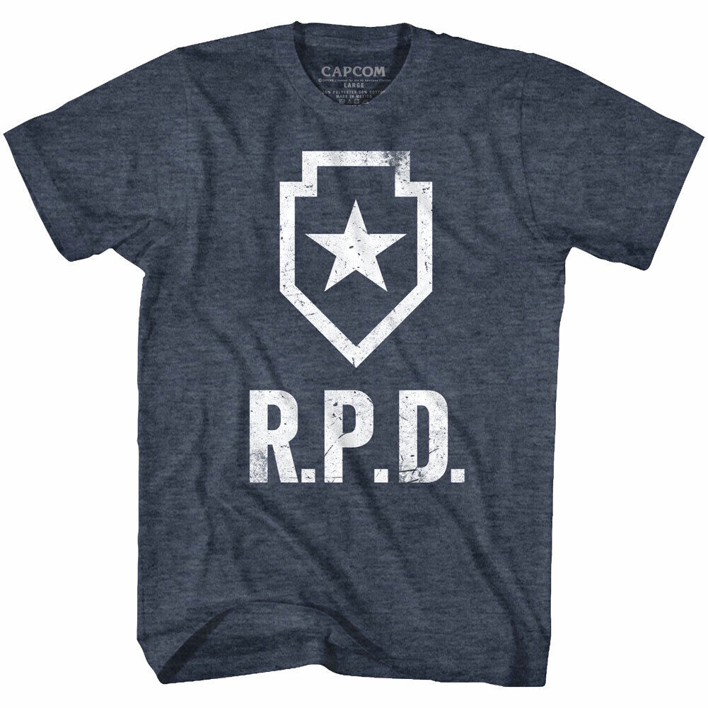 Resident Evil Rpd Racoon Police Dept Men'S Zombie Attack Gamer Capcom ...