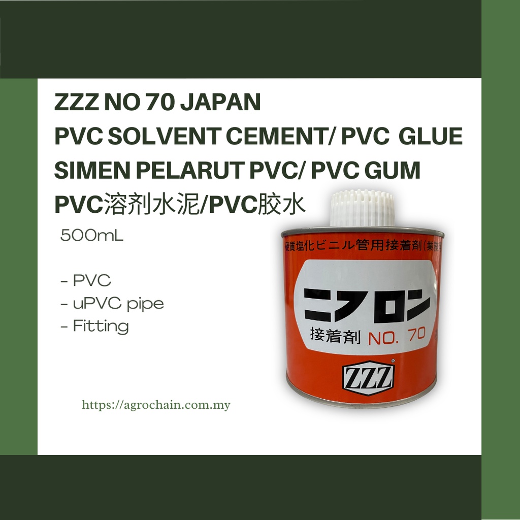 ZZZ NO 70 JAPAN PVC SOLVENT CEMENT/ PVC GLUE SIMEN PELARUT PVC/ PVC GUM ...
