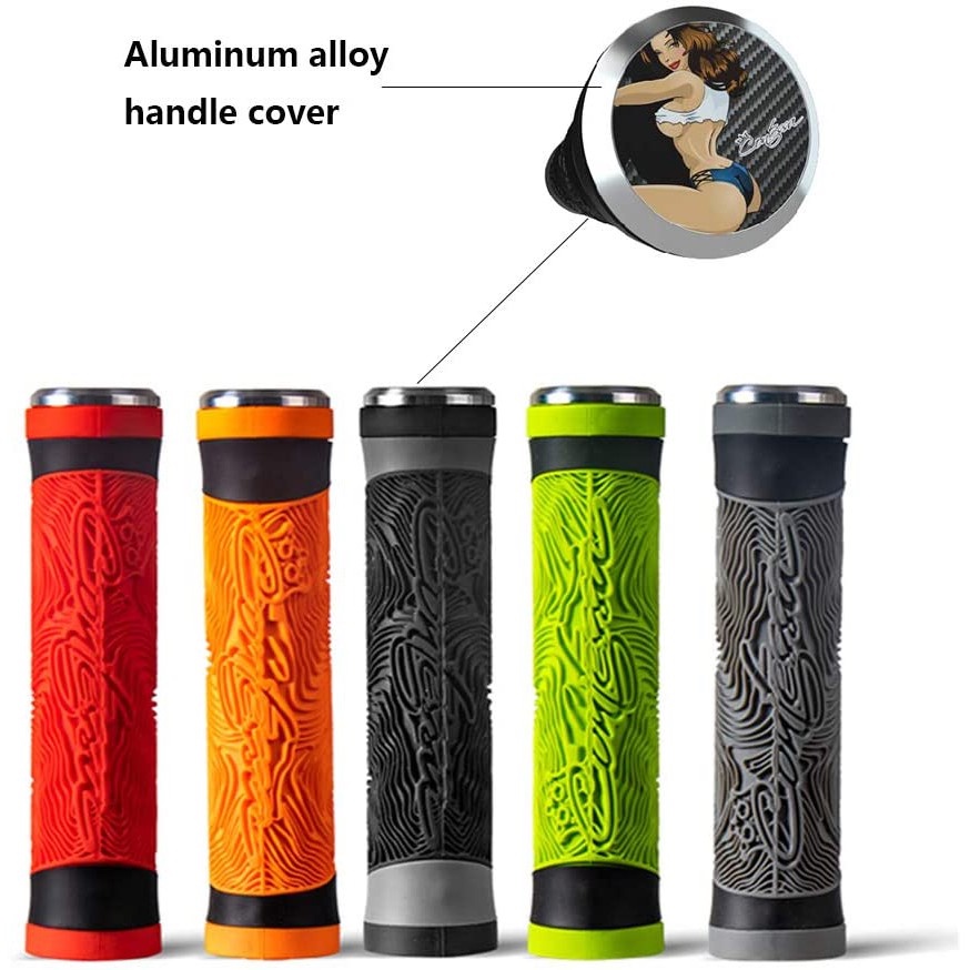 ENLEE Bike Handle Grips Mountain Bike Handlebar Grips Cover Non Slip ...