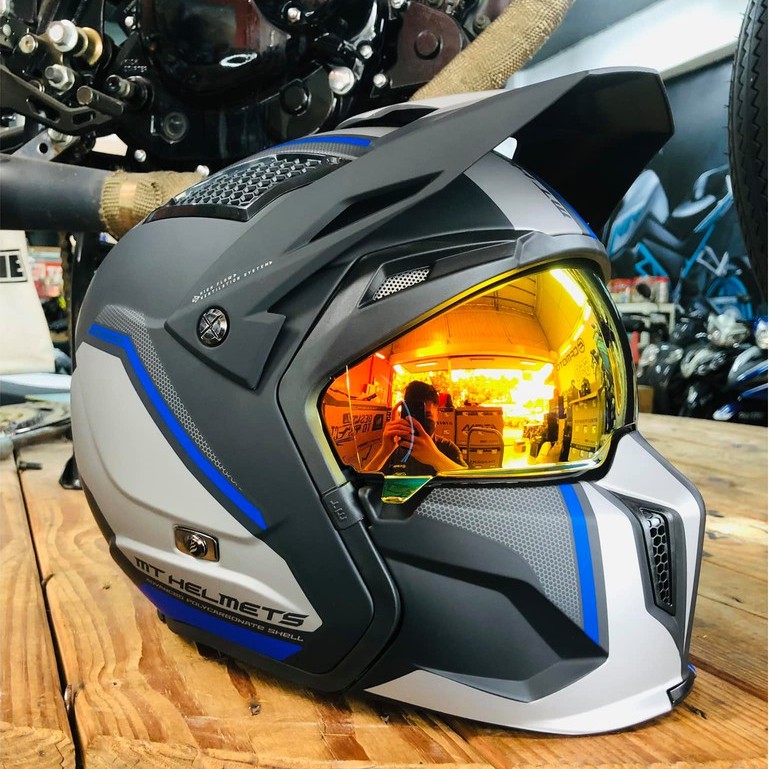 MT Helmet Street Figther Full Face Touring Helmet Modular Open Faced ...