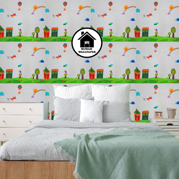 Rw Wallpaper Foam 3D Character Wall Sticker 17 Children's House Wall ...