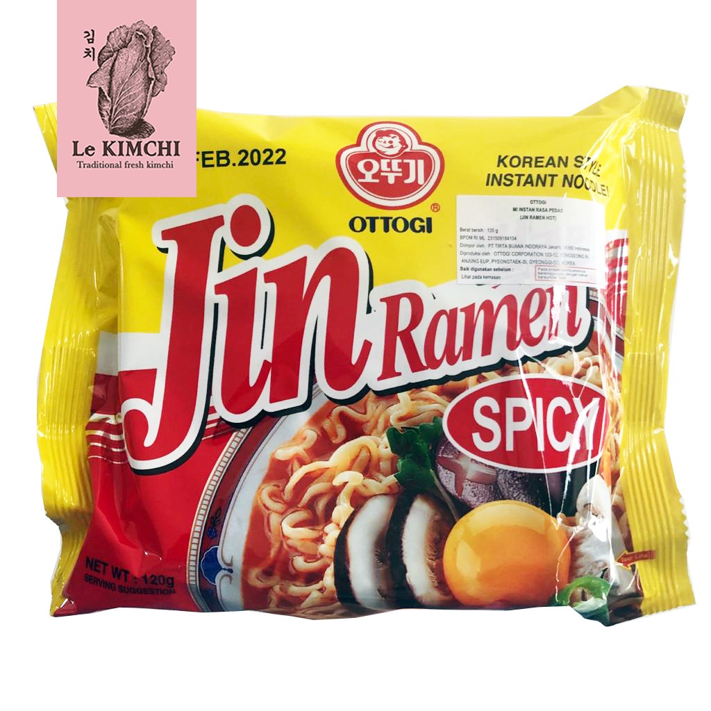 Ottogi - Jin Ramen Spicy - Jin Ramyun - Korean Instant Noodles | Shopee ...