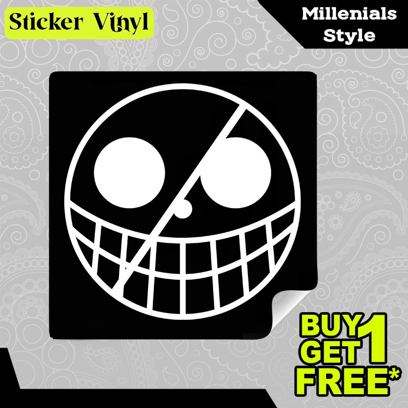 Donkey Doflamingo Sticker Aesthetic One Piece Anime Logo Vinyl Material ...